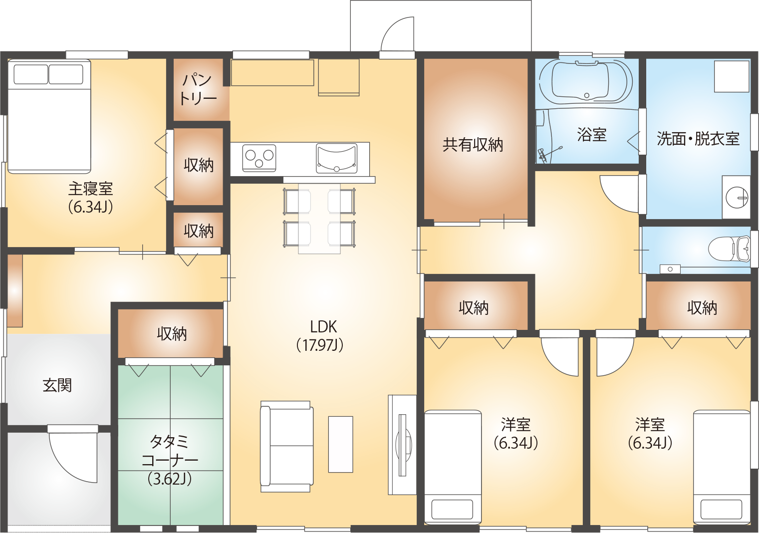 #011【平屋建】彩光と収納に特化！明るさと開放感のある平屋【LibWork～リブワーク～】 | YouTube動画紹介 | 注文住宅は熊本・福岡・大分・佐賀・千葉のハウスメーカー【リブワーク】