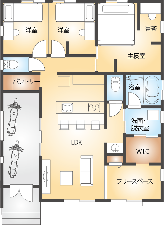 #112[平屋建]バイク好きにはたまらない平屋！ まさに趣味の家【LibWork～リブワーク～】 | YouTube動画紹介 | 注文住宅は熊本・福岡・大分・佐賀・千葉のハウスメーカー【リブワーク】