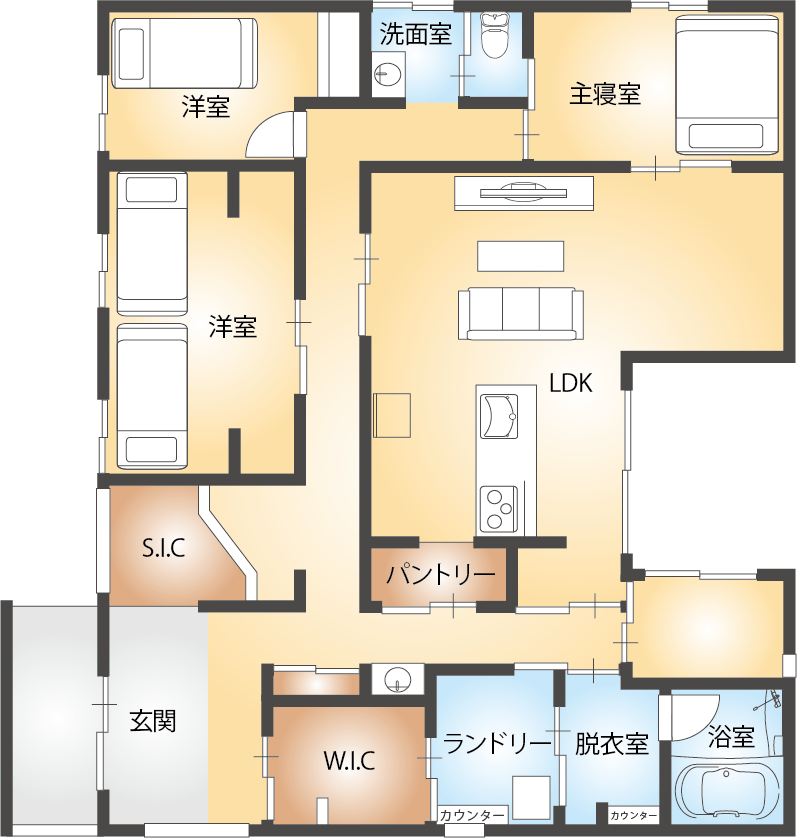 #181[平屋]買い物ラク・掃除ラク・洗濯ラク！ペット想いな神動線があるお家【LibWork～リブワーク～】 - リブワーク YouTube特設サイト