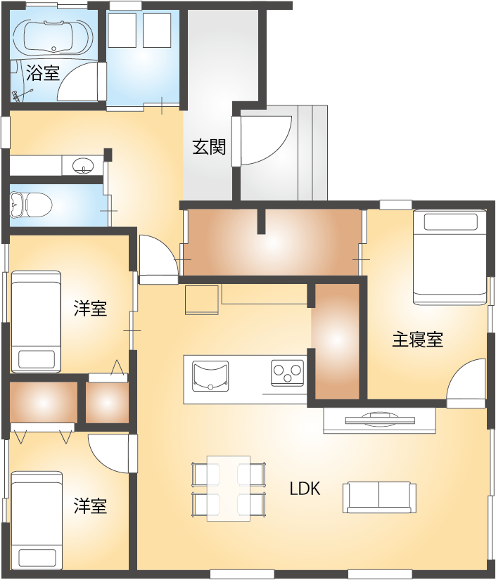 #185 [平屋]シック＆スタイリッシュなLDKが好きな方は必見！ 絶対参考になる内装【LibWork～リブワーク～】 | YouTube動画紹介 | 注文住宅は熊本・福岡・大分・佐賀・千葉の ...
